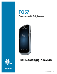 Zebra TC57 - User Guide, Quick start Guide, Owner's manual