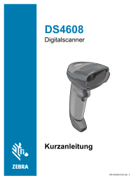 Zebra DS4608 - Quick start Guide, Reference guide, Owner's manual