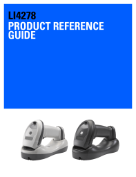 Zebra LI4278 - Quick start Guide, Reference guide, User Guide