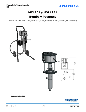 Binks MX Lite Series Instrucciones de operación | Manualzz