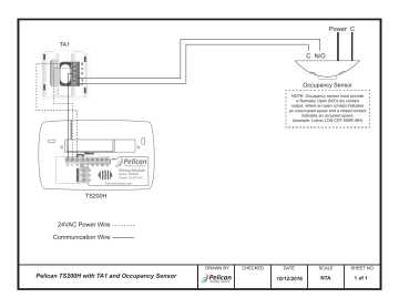Pelican TA1 Temperature and Alarm Sensor Wiring Diagram | Manualzz