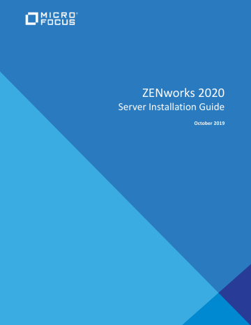 Novell ZENworks 2020 Instructions | Manualzz