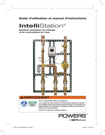 Watts IntelliStation Guide d'installation | Manualzz
