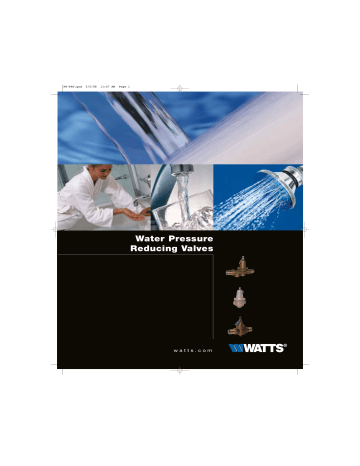 Watts PRV Product Guide | Manualzz