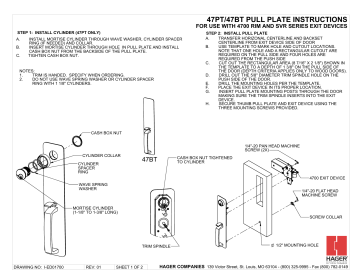 Hagerco 47PT Instructions | Manualzz