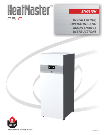ACV HeatMaster 25 C Instruction | Manualzz