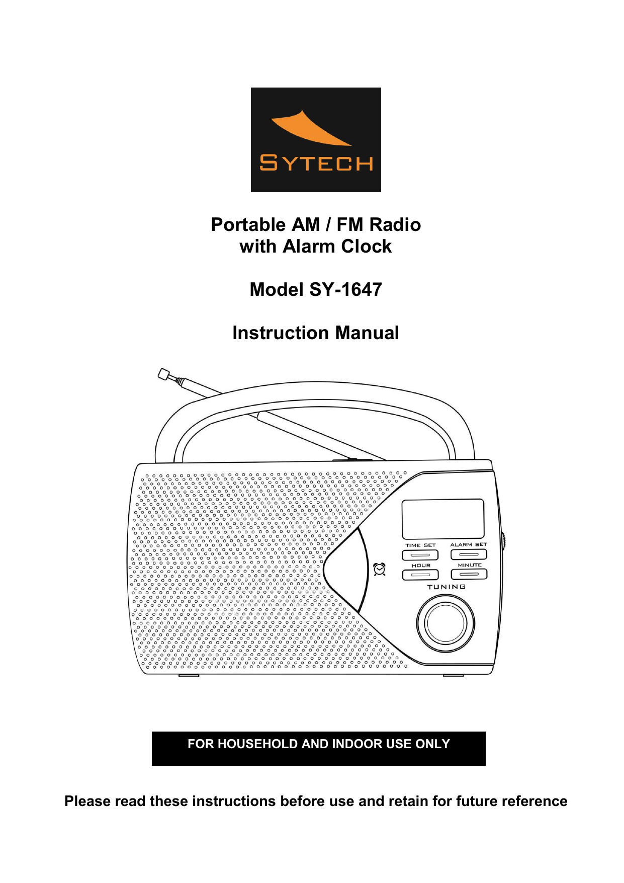Sytech SY1647N Owner's manual | Manualzz