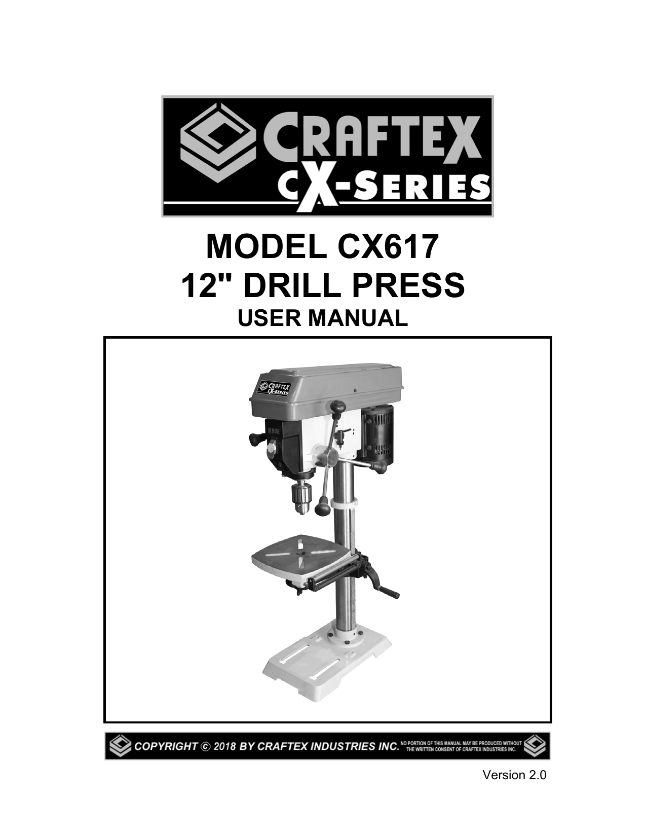 Craftex CX Series CX617 Owner's manual | Manualzz