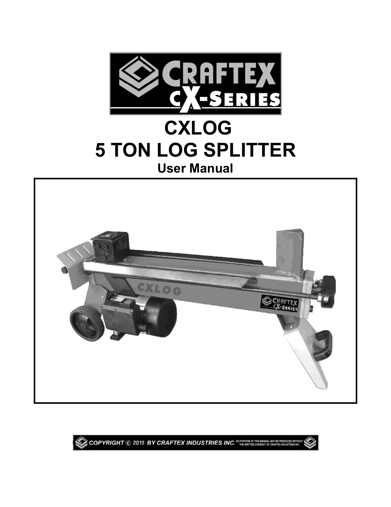 Craftex CX Series CXLOG Owner's manual | Manualzz