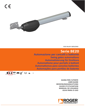 Roger Technology BRUSHLESS BE20/400, BRUSHLESS BE20/200/HS, BRUSHLESS ...