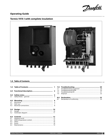 Danfoss Termix VVX-I Operating Guide | Manualzz