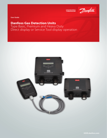 Danfoss Gas Detection Units - Type Basic, Premium and Heavy Duty - Direct display or Service ...