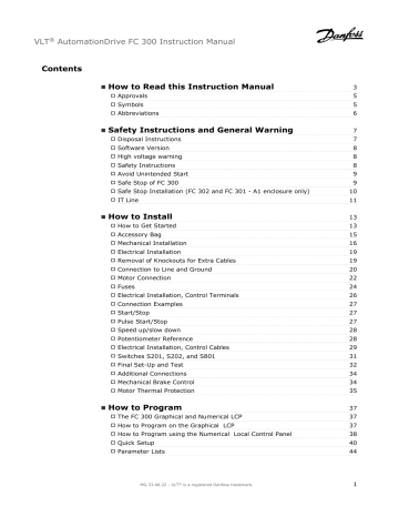 Danfoss VLT® AutomationDrive Oper. Operating Guide | Manualzz