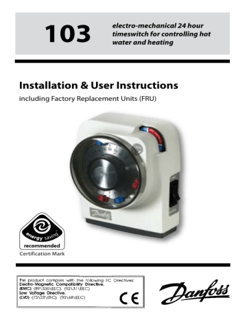 Danfoss 103 Installation Guide | Manualzz