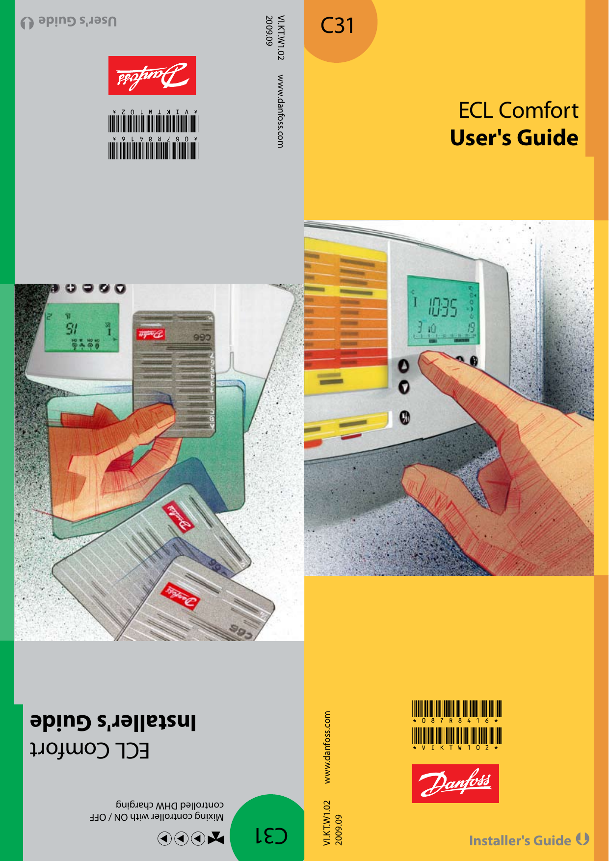Danfoss ECL Comfort 300 - C31 User guide | Manualzz