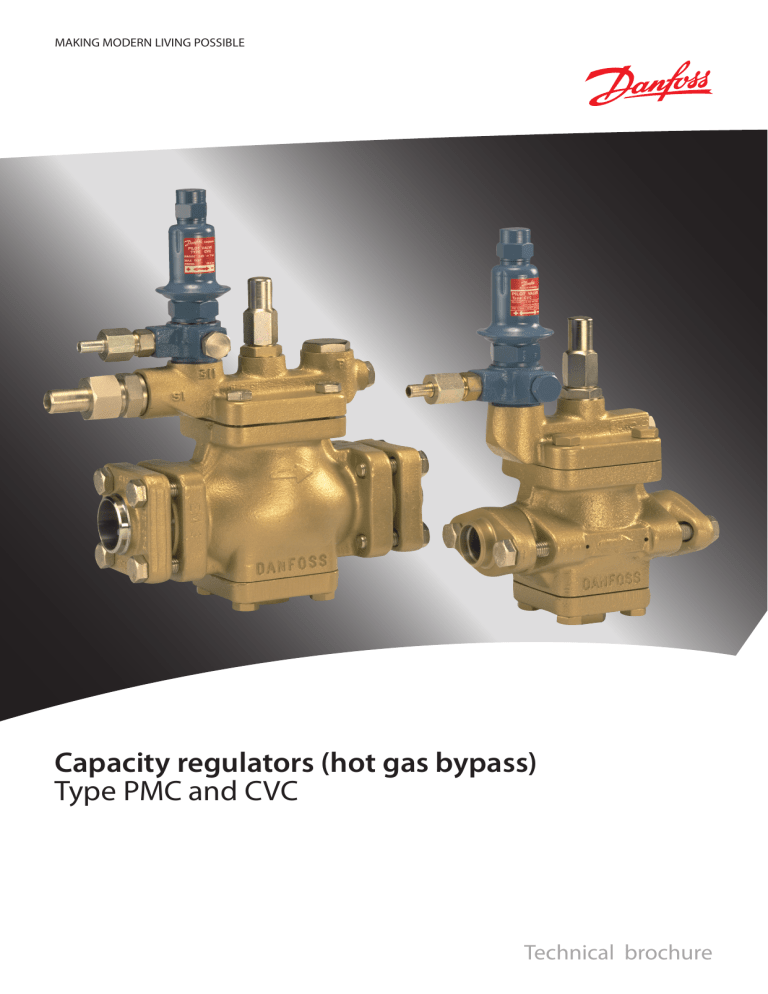 Danfoss Capacity regulators (hot gas bypass),type PMC andCVC Datasheet ...
