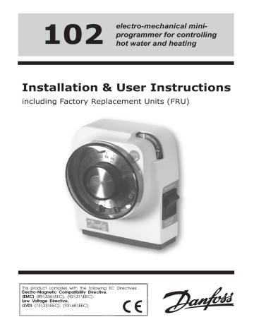 Danfoss 102 Installation Guide | Manualzz