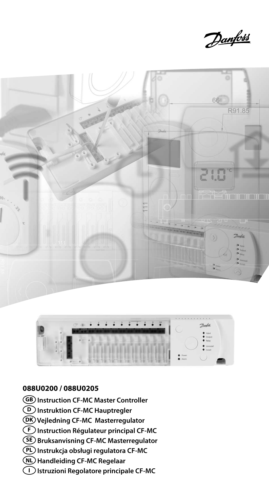 Danfoss CF-MC Master Controller Installationsanleitung | Manualzz