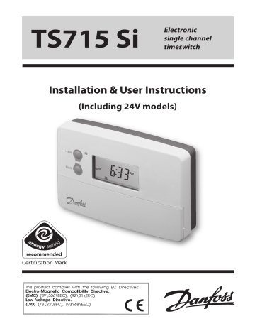 Danfoss TS715 Si Installation Guide | Manualzz