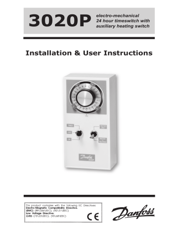 Danfoss 3020P Installation Guide | Manualzz