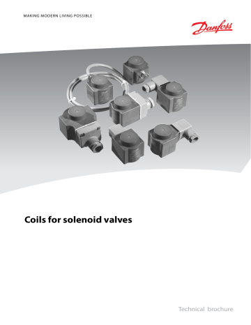 Danfoss Coils for solenoid valves Data Sheet | Manualzz