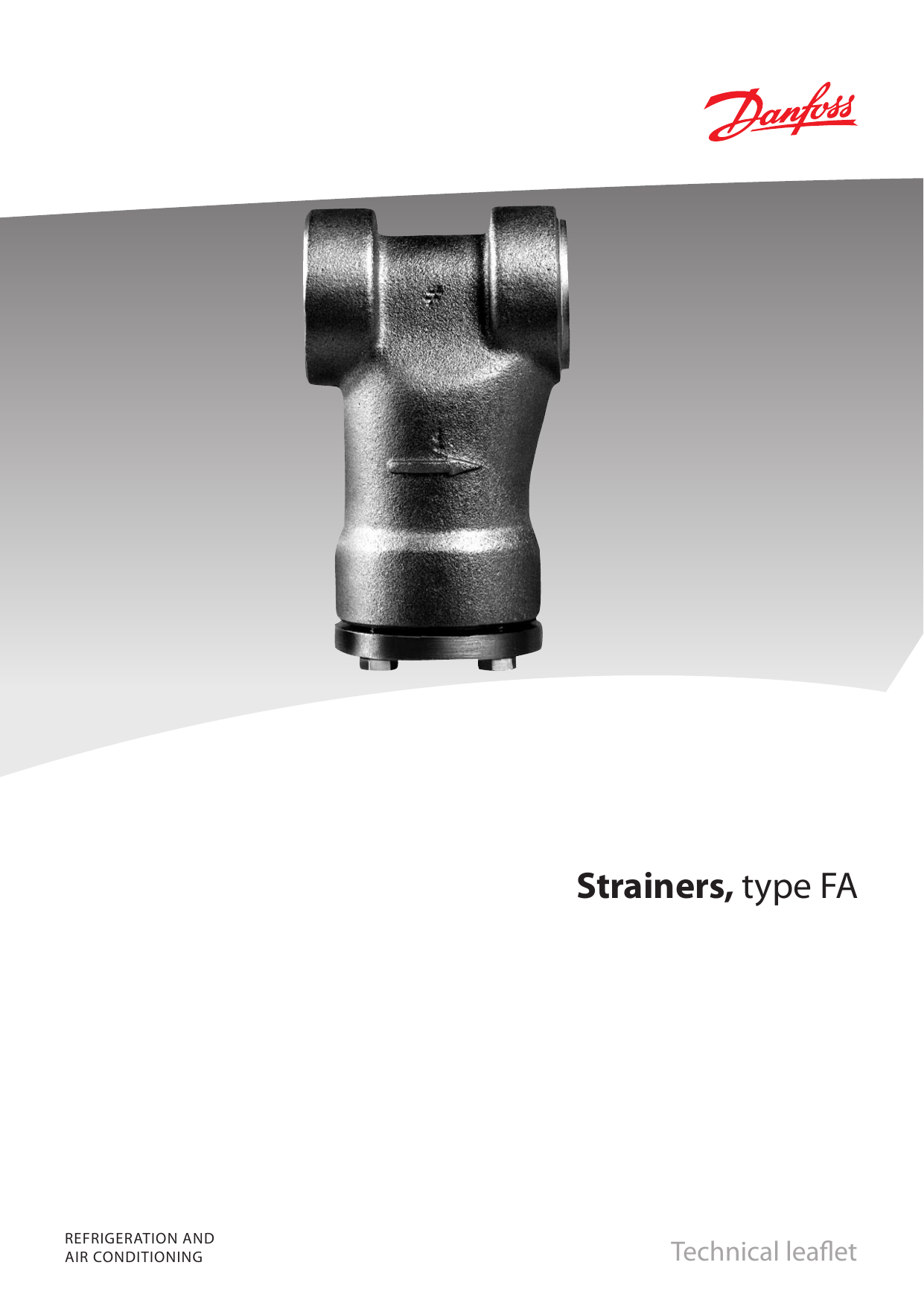 Danfoss Strainers, type FA Data Sheet | Manualzz