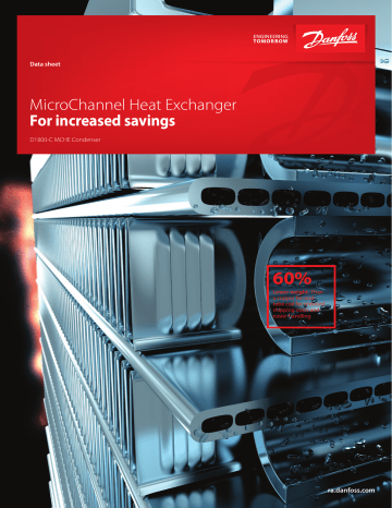 Danfoss MCHE D1800-C Condenser Data Sheet | Manualzz