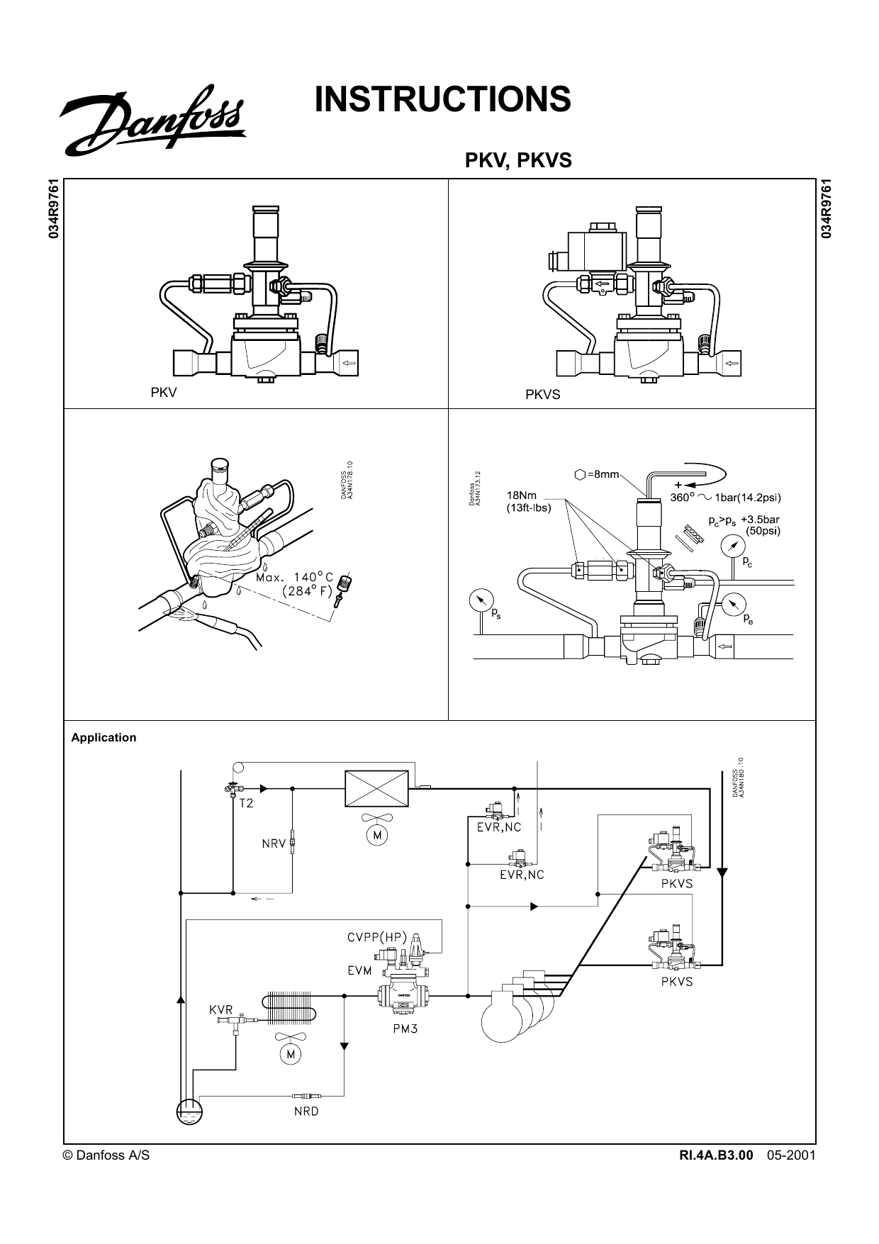 Danfoss PKV, PKVS Installation guide | Manualzz