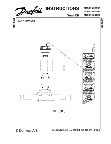 Danfoss Seal kit Installation Guide | Manualzz