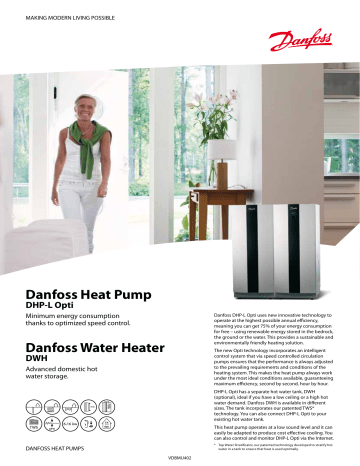 Danfoss DHP-L Opti Data Sheet | Manualzz