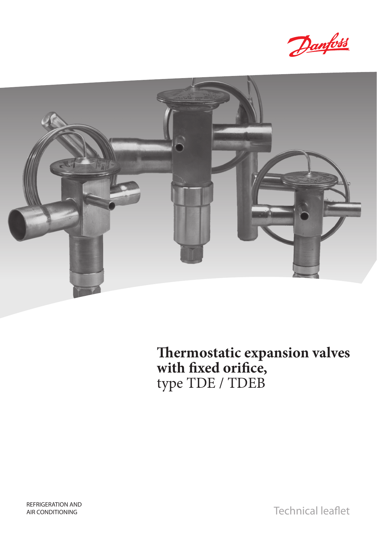 Danfoss Thermostatic expansion valves 数据表 | Manualzz