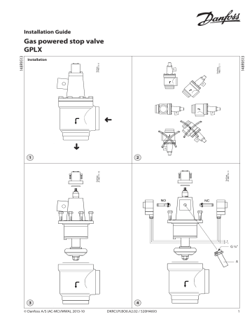 Danfoss GPLX 80 - 150 Installation Guide | Manualzz