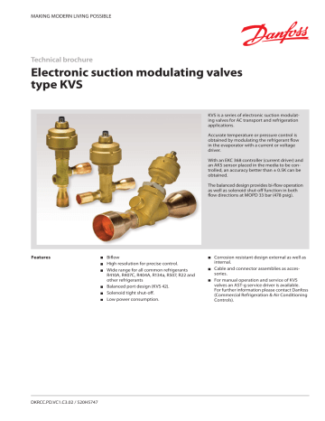 Danfoss KVS Data Sheet | Manualzz