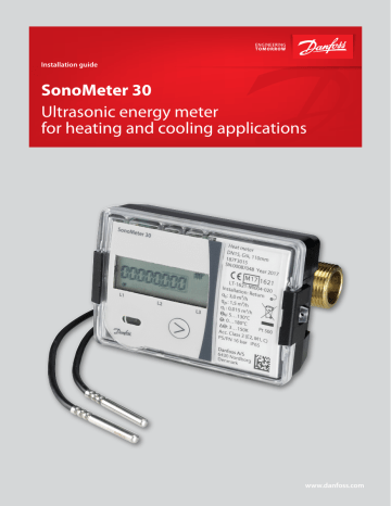 Danfoss SonoMeter 30 Ultrasonic energy meter User Guide | Manualzz