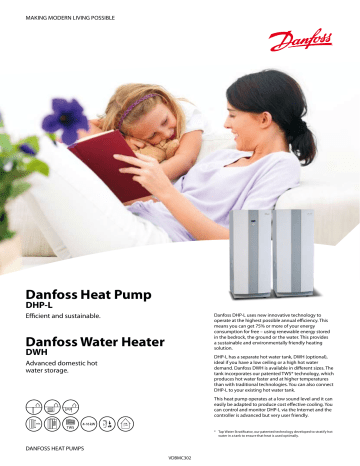Danfoss DHP-L/DWH Data Sheet | Manualzz