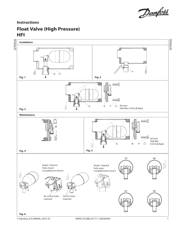 Danfoss HFI 040-070 Installation Guide | Manualzz