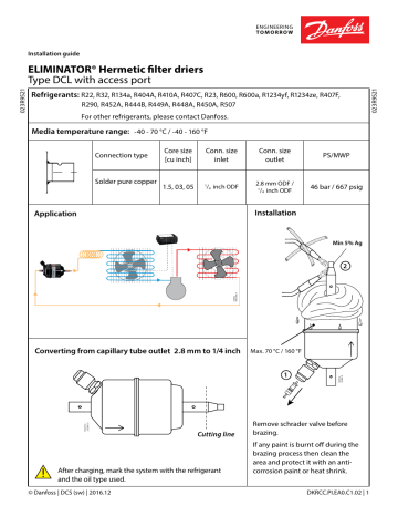 Danfoss DCL Installation Guide | Manualzz