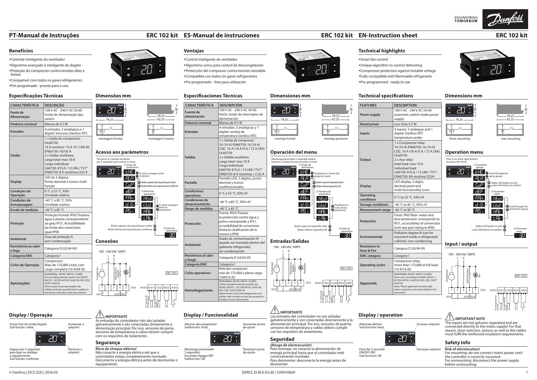Danfoss ERC 102 - Kit solution Installation guide | Manualzz