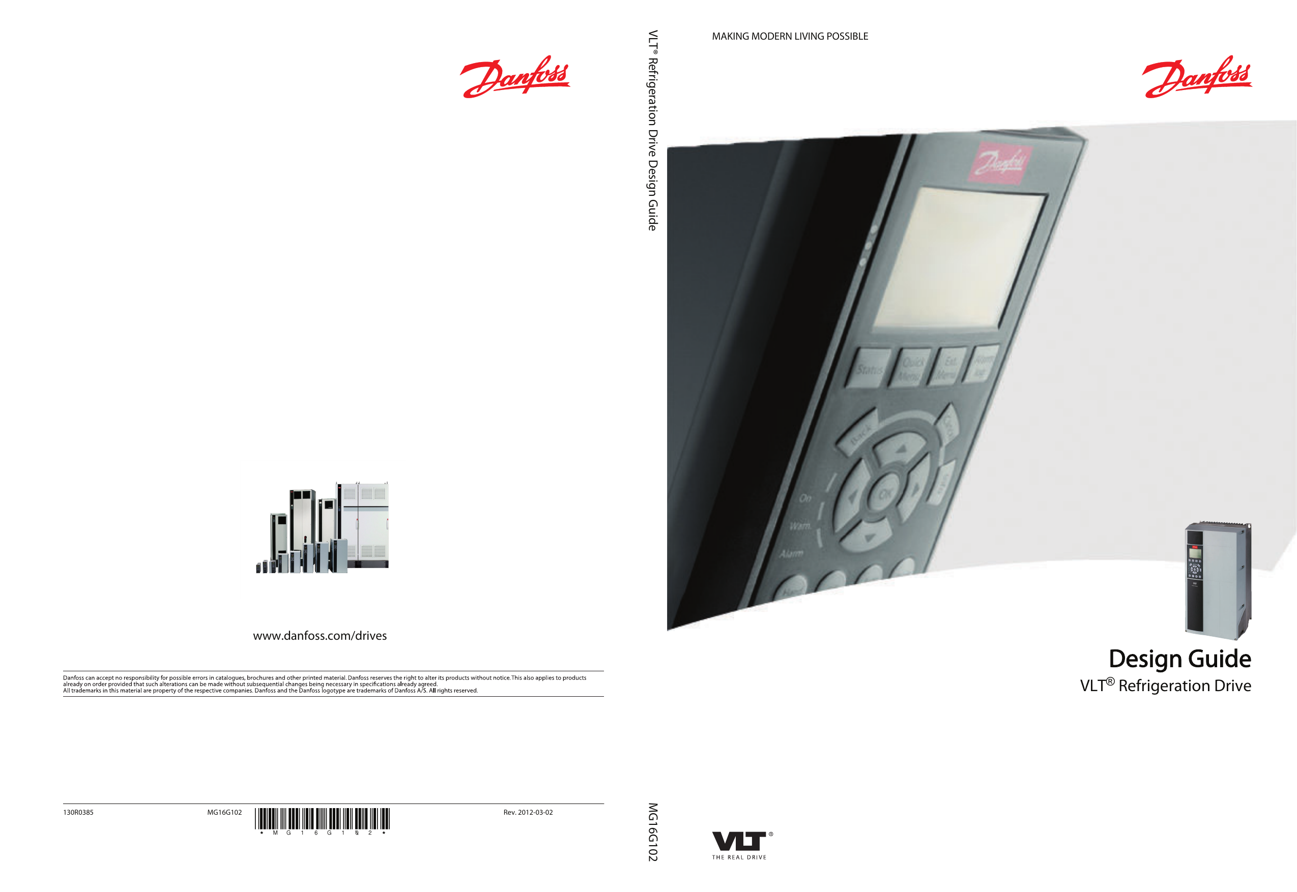 Danfoss VLT® Refrigeration Drive FC 103 User guide | Manualzz