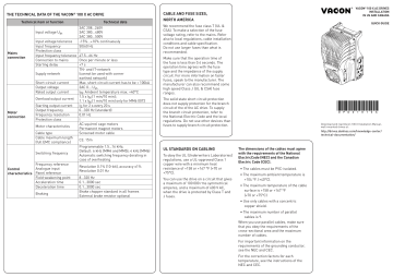 Vacon 100X Installation Guide | Manualzz