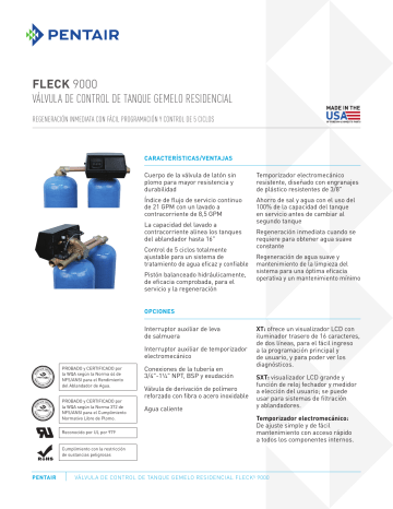 Fleck 9000 Especificación | Manualzz