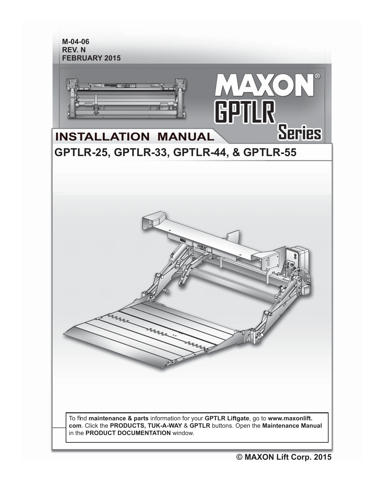 Maxon Liftgate Wiring Diagram