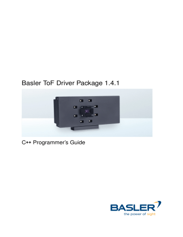 Basler ToF Guide | Manualzz