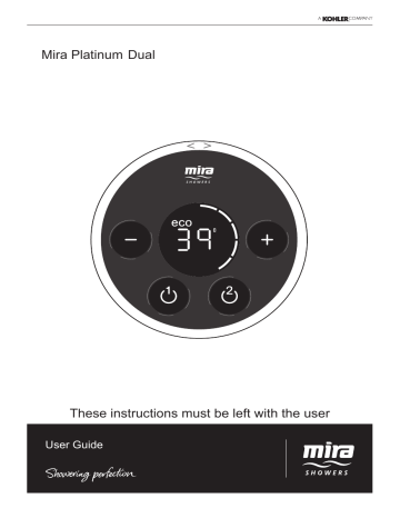 Mira Platinum Digital shower Dual Wireless Controller Installation ...