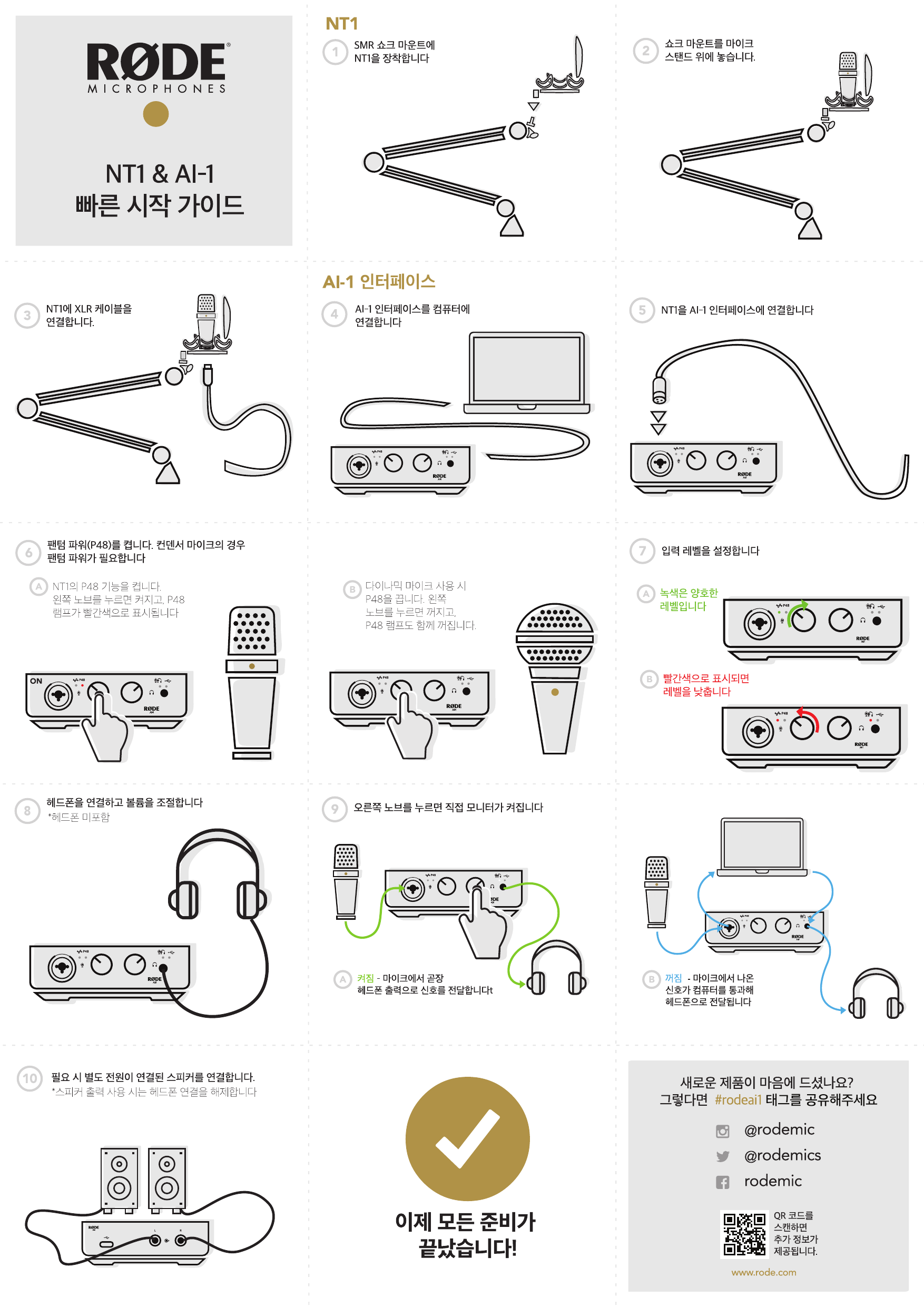 RODE Microphones AI-1 Quick start guide | Manualzz