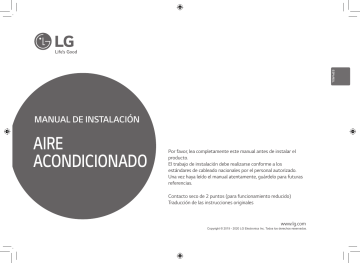 LG PDRYCB400 Guía de instalación | Manualzz