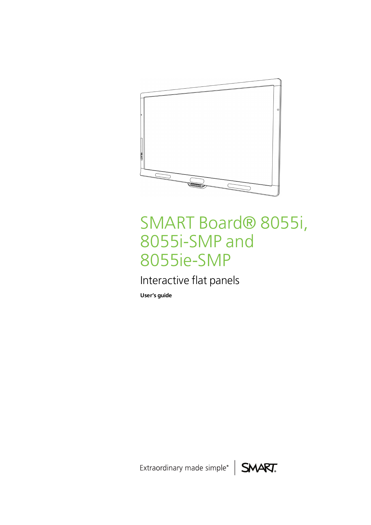 Smart Technologies Board 8000i-G3 User Guide | Manualzz
