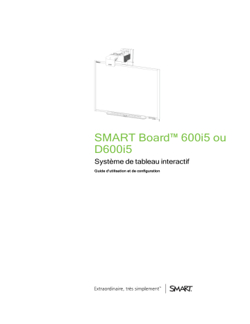 SMART Technologies UF75 (i5 systems) Mode d'emploi | Manualzz