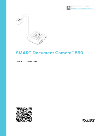 SMART Technologies Document Camera 550 Mode d'emploi | Manualzz