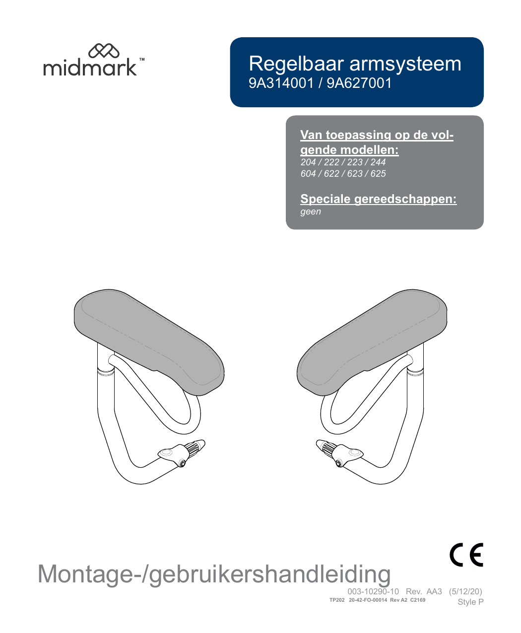 Midmark 204 Examination Table Gebruikershandleiding | Manualzz